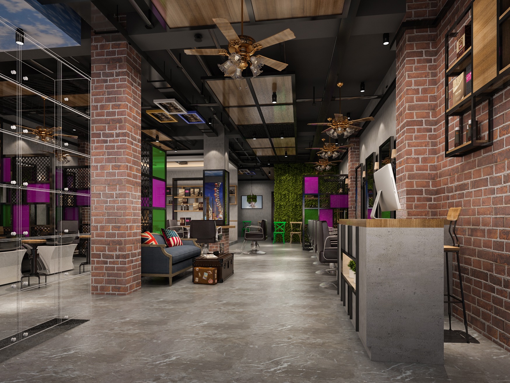 理发店_九二音艺-站酷ZCOOL