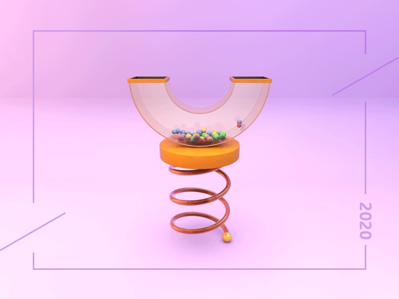 C4D——弹簧趣味动效_ZY萤之殇-站酷ZCOOL