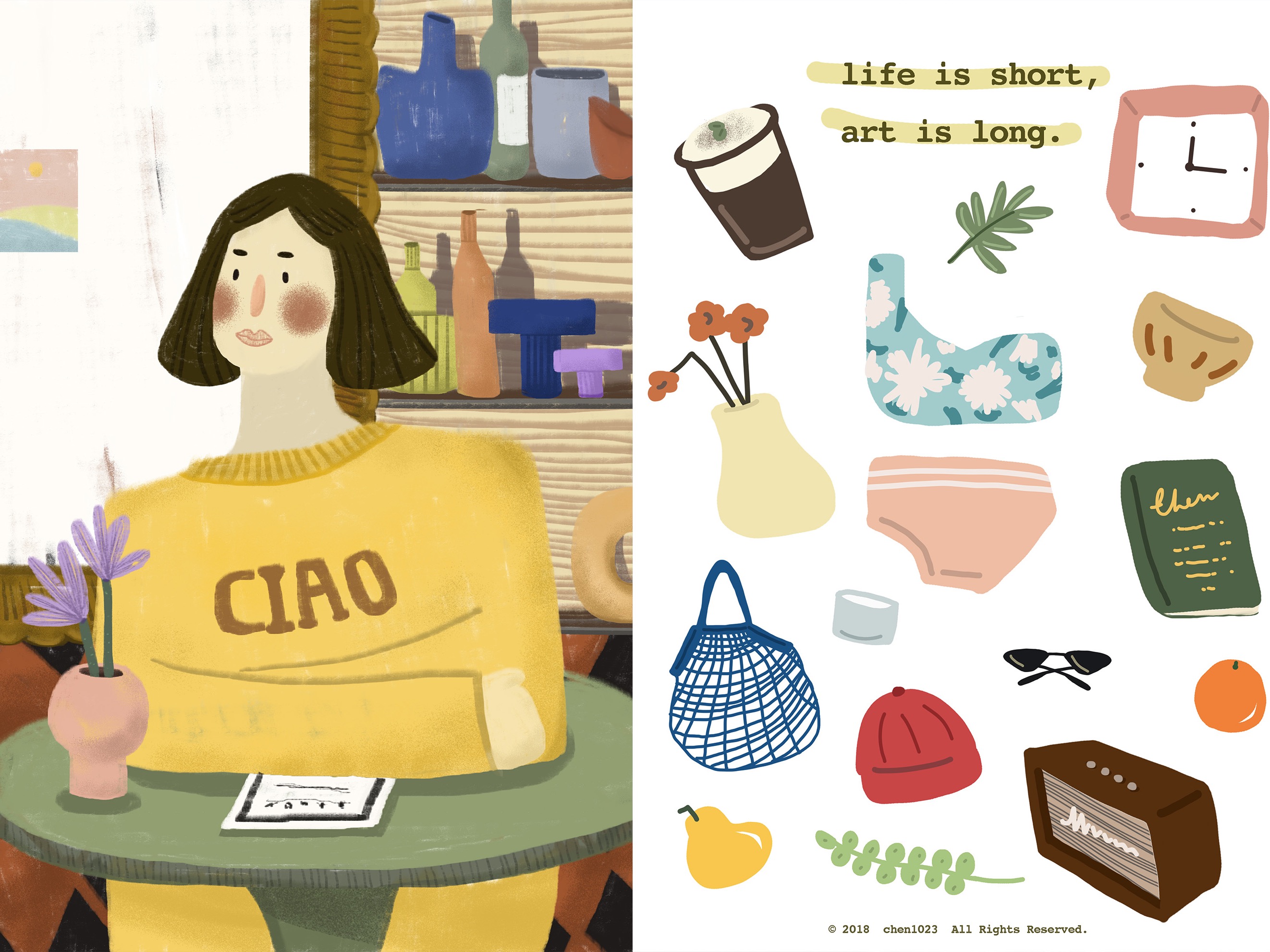 火锅味|插画创作练习_c1h023en-站酷ZCOOL