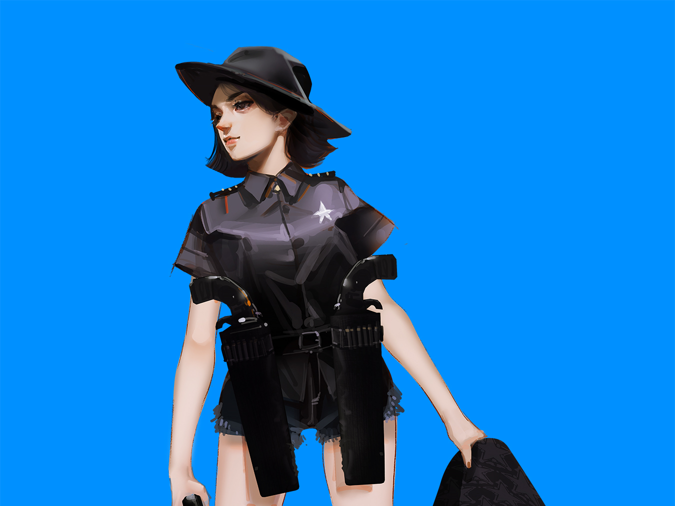 最近很喜欢蓝色的背景_Peter肖吉-站酷ZCOOL