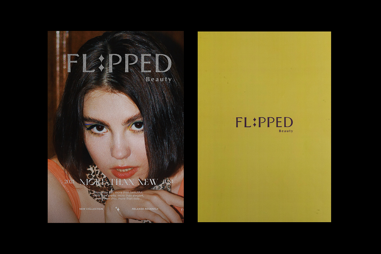 FLIPPED Beauty | Visual Identity Design_Tonetone_Design-站酷ZCOOL
