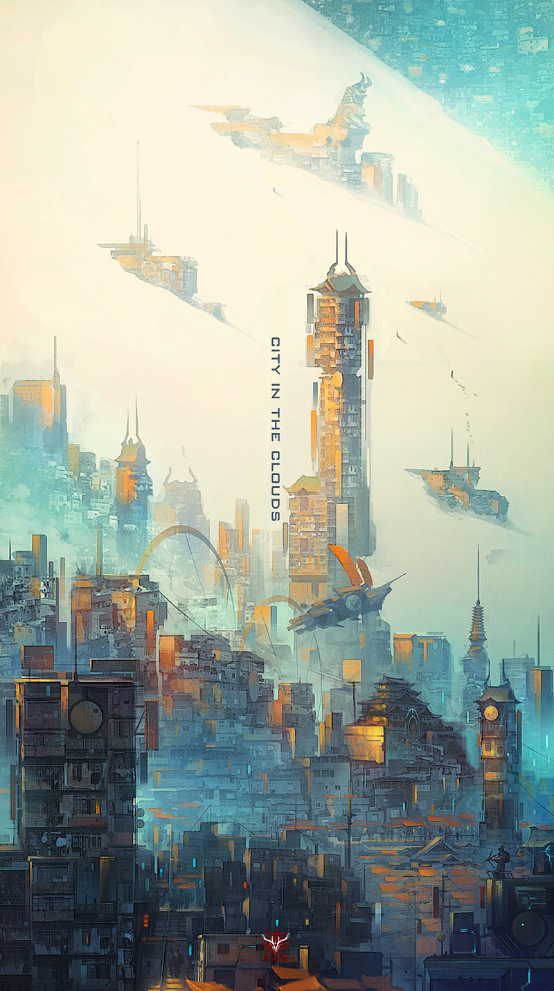 云之城-CITY IN THE CLOUDS_TRYLEA-站酷ZCOOL