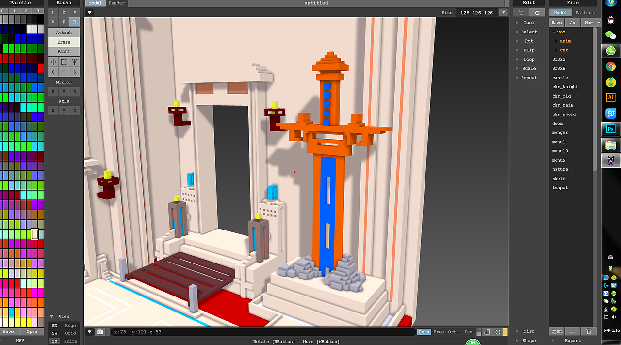 日常练习MagicaVoxel|三维|动画/影视|谈奇葩的奇思妙想_原创作品-站酷ZCOOL