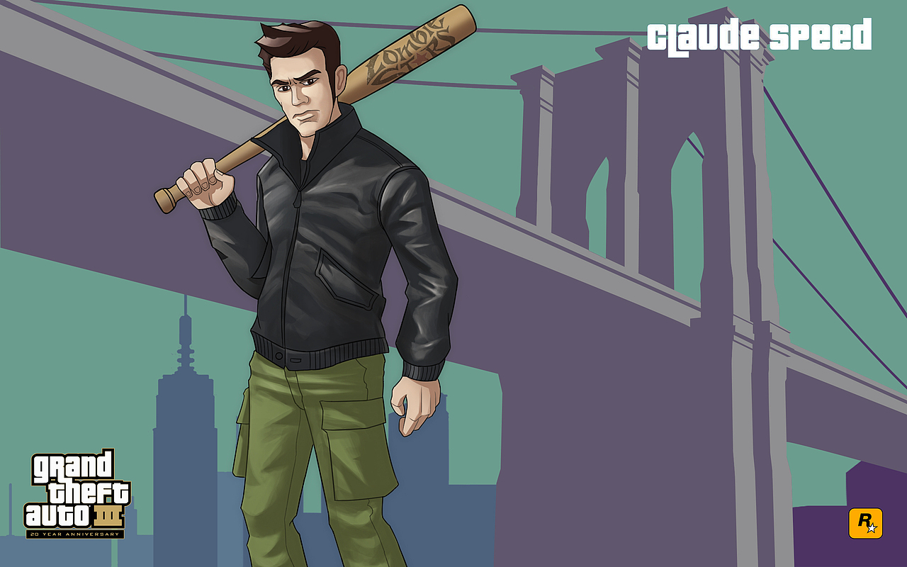 GTA3二十周年纪念宣传画（同人）_GhostLolita-站酷ZCOOL