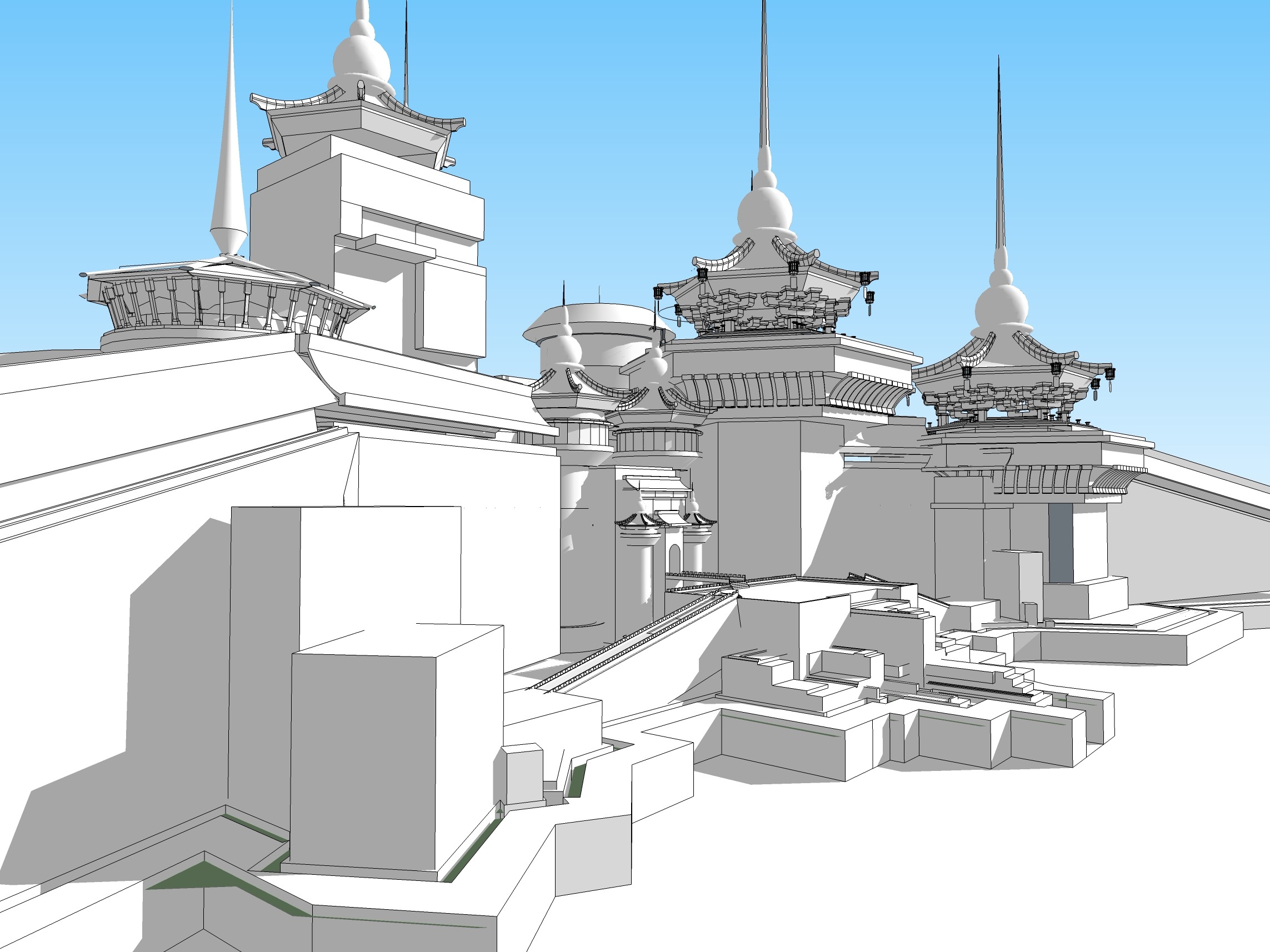 草图大师作业_凡先生CG-站酷ZCOOL