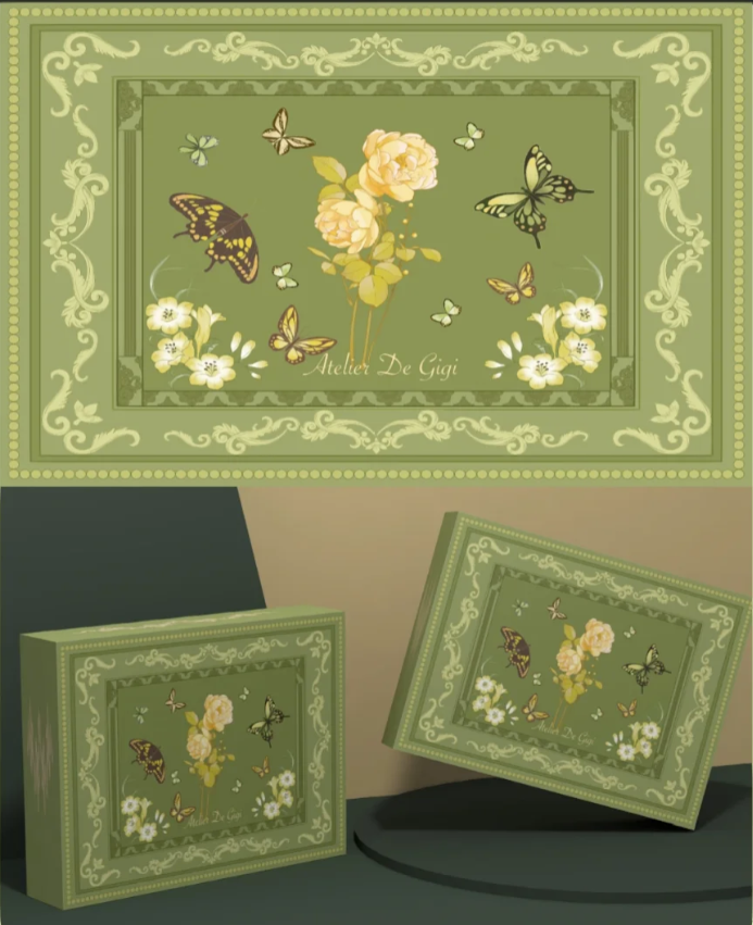 轻奢雅致欧式宫廷风服装礼盒_Magena-站酷ZCOOL