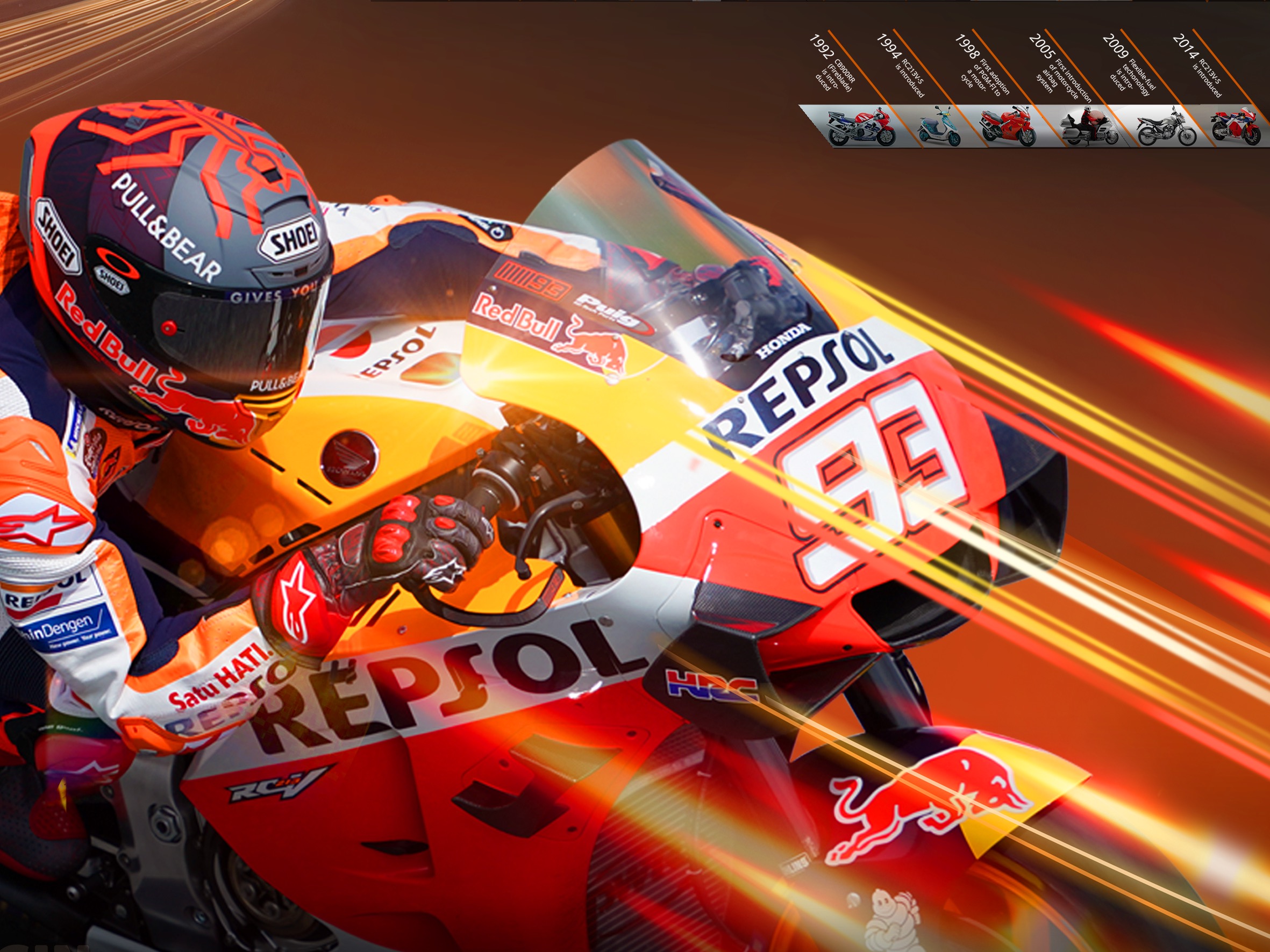 MotoGP Honda Poster_bbshdja-站酷ZCOOL