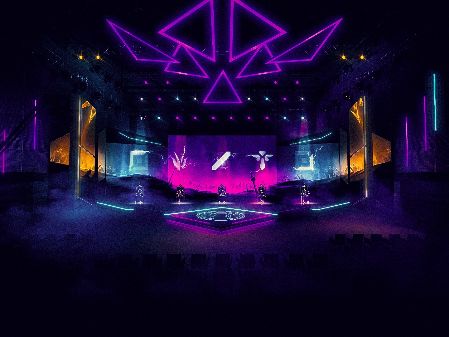 LPL上海主会场比赛厅_guqifan945-站酷ZCOOL