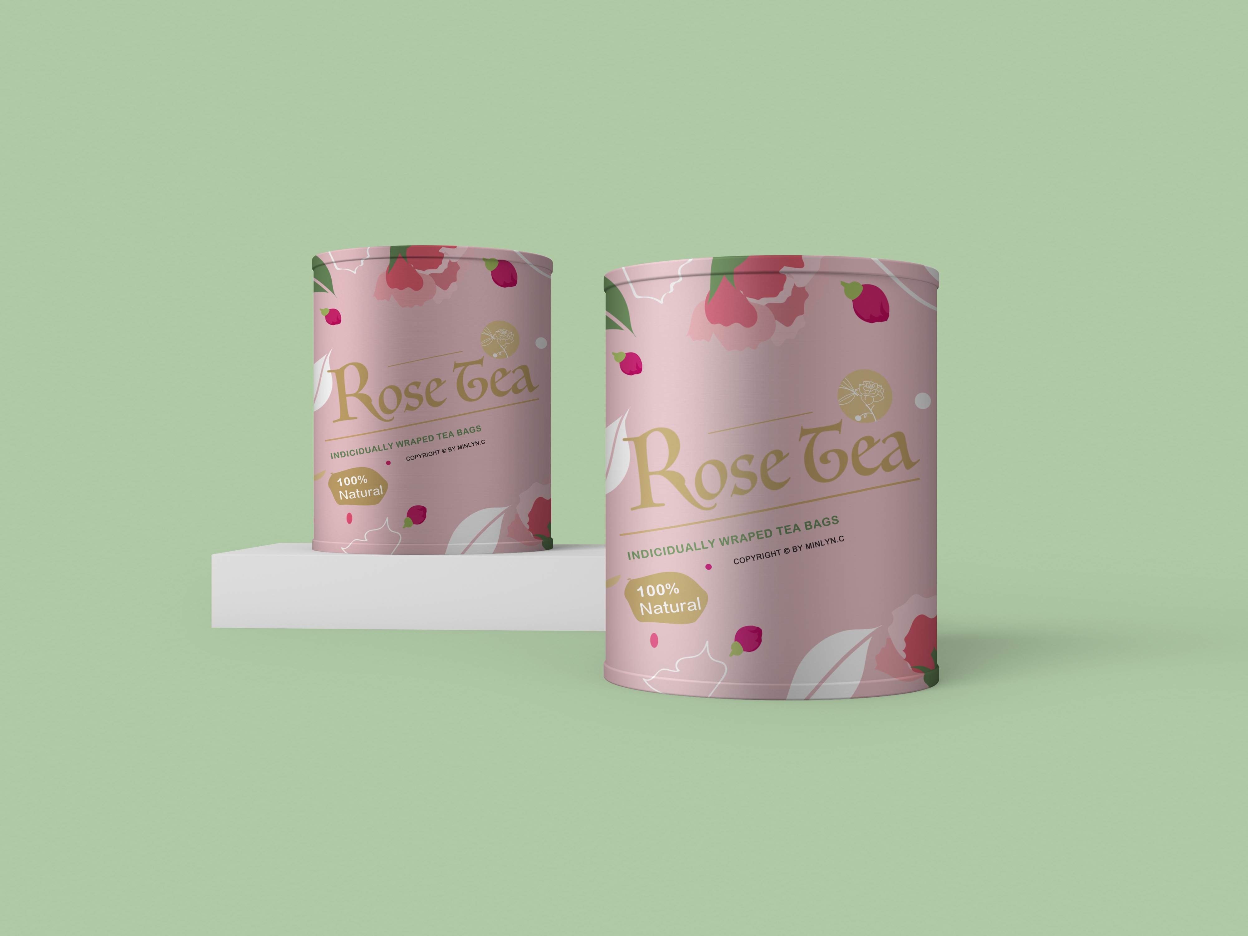 Roses Tea 玫瑰花茶设计_Minlync-站酷ZCOOL