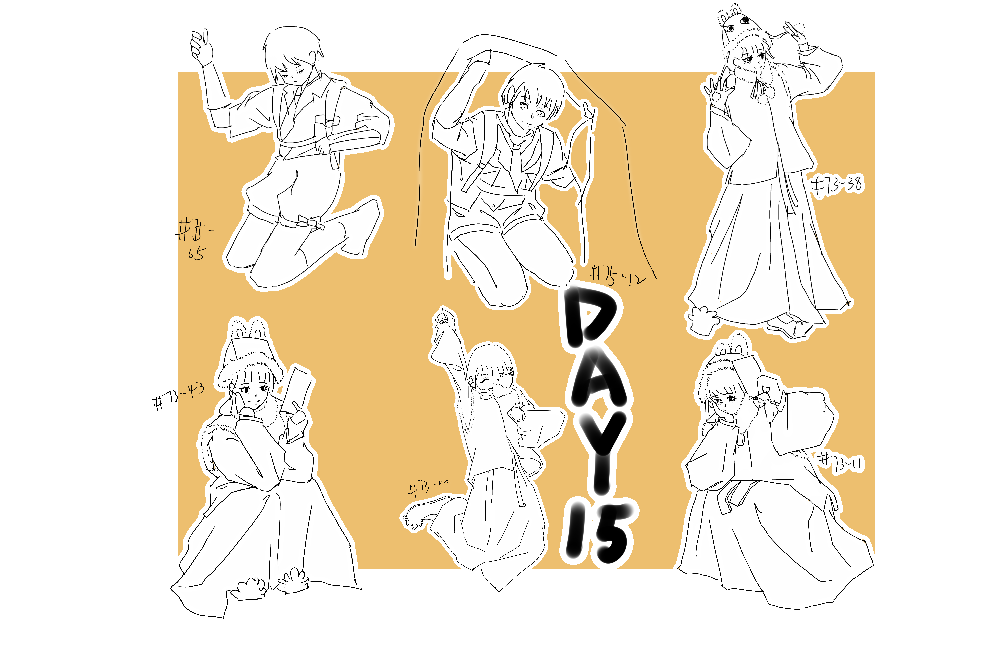 day15@速写班长_Z023362454-站酷ZCOOL