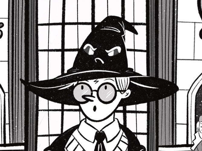 《Harry Potter》：分院帽_七宝_ST-站酷ZCOOL