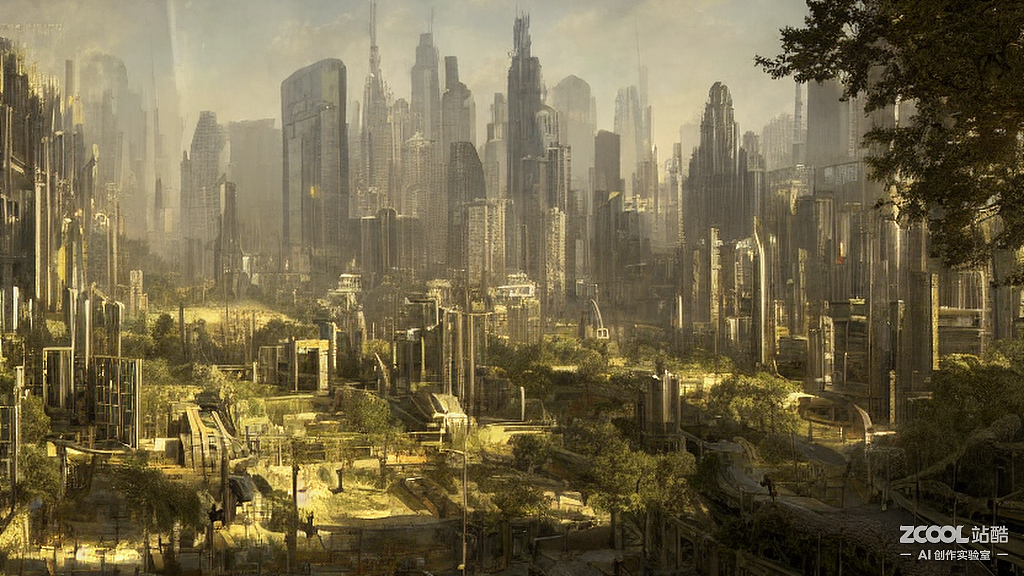 #AI创作实验室#乌托邦未来都市_一只姓李的灰熊-站酷ZCOOL