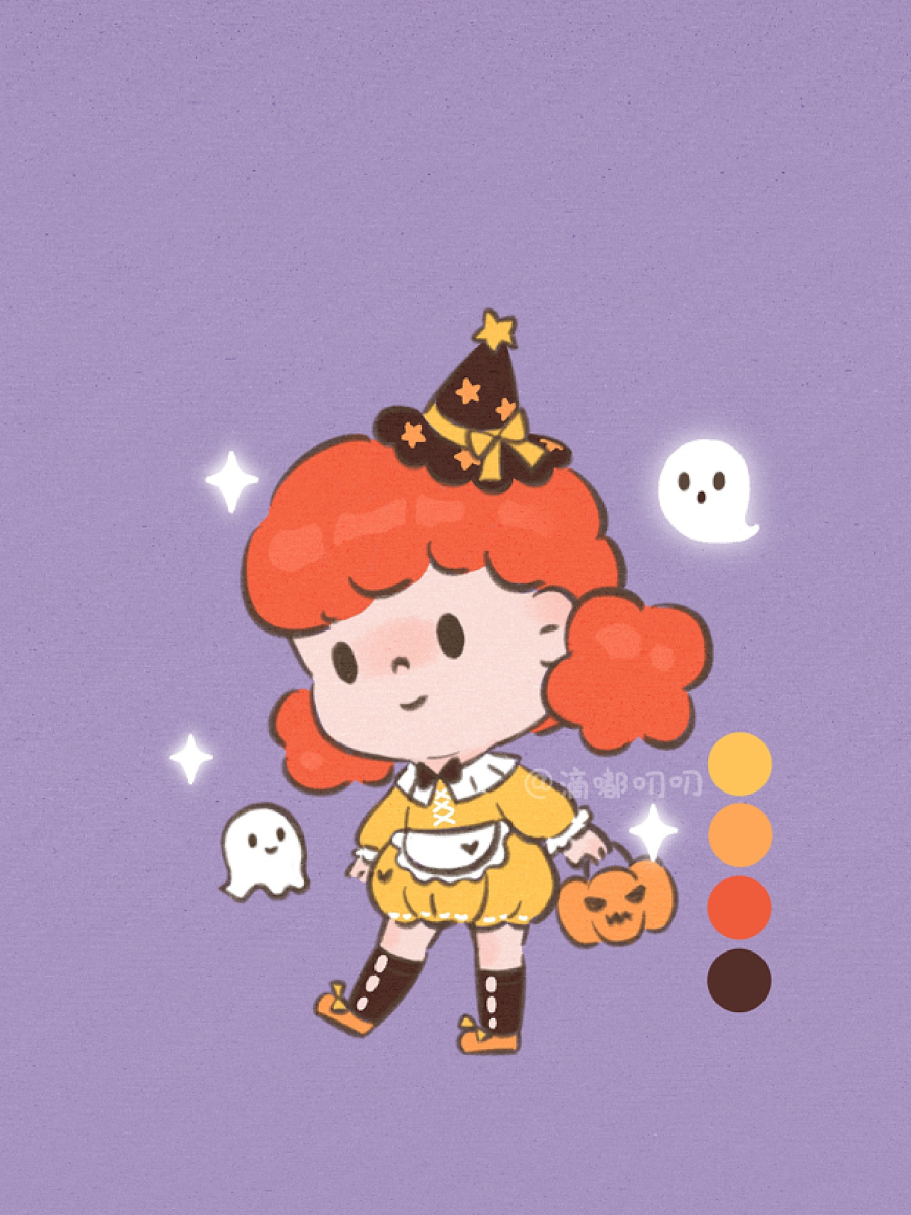 万圣节小可爱🎃滴嘟叨叨 站酷zcool