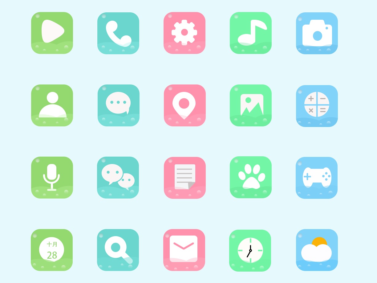 主题图标_兮夜000-站酷ZCOOL