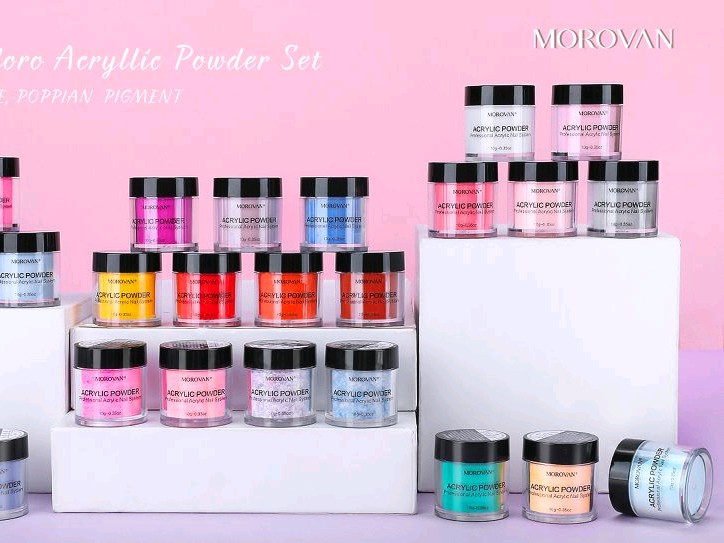 跨境电商-美甲套装粉紫系列_SUE多肉少女-站酷ZCOOL