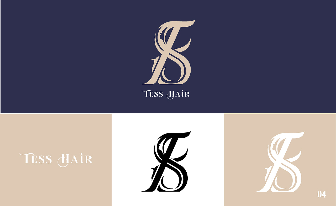 Tess logo 提案_小语吸猫成瘾-站酷ZCOOL