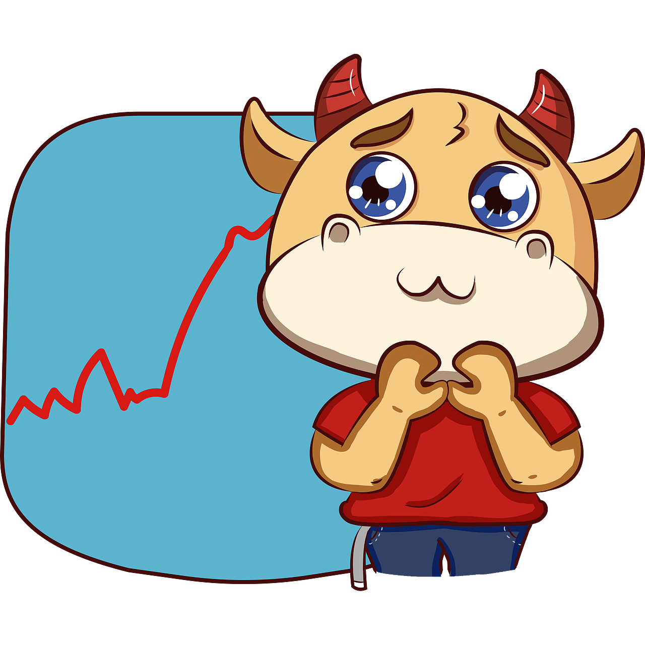 牛ip形象设定+表情包_sunjoan-站酷ZCOOL