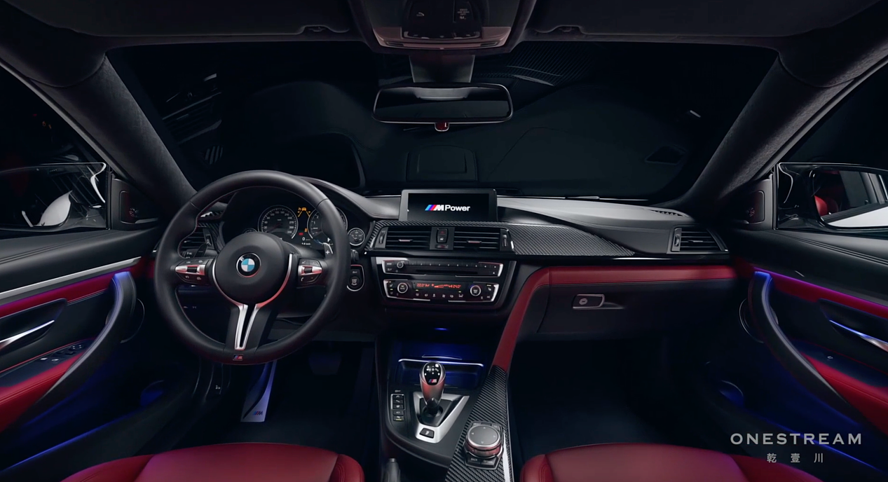 BMW M4 Interior show_乾壹川-站酷ZCOOL