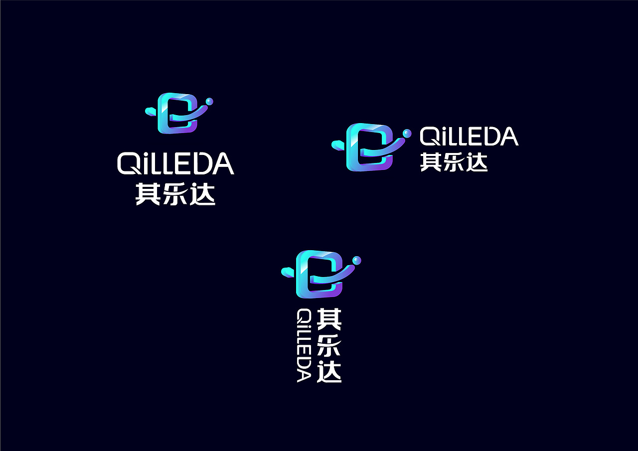 智能科技公司-其乐达LOGO设计_陈宁naill-站酷ZCOOL