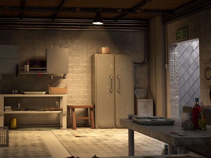 A broken kitchen_ZhouQC-站酷ZCOOL