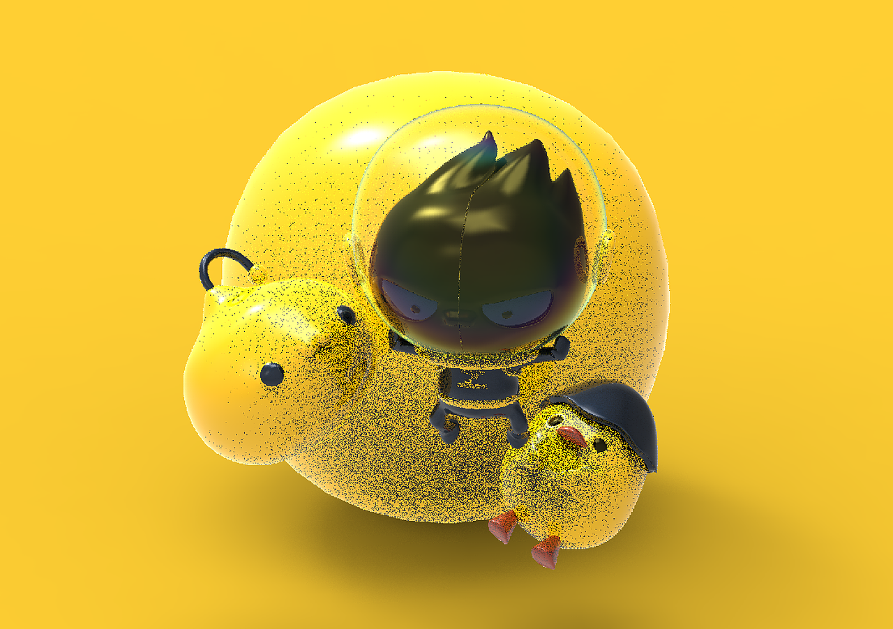 【silo3d】照着做了一个，觉得很萌，不过还没完事_神创-站酷ZCOOL