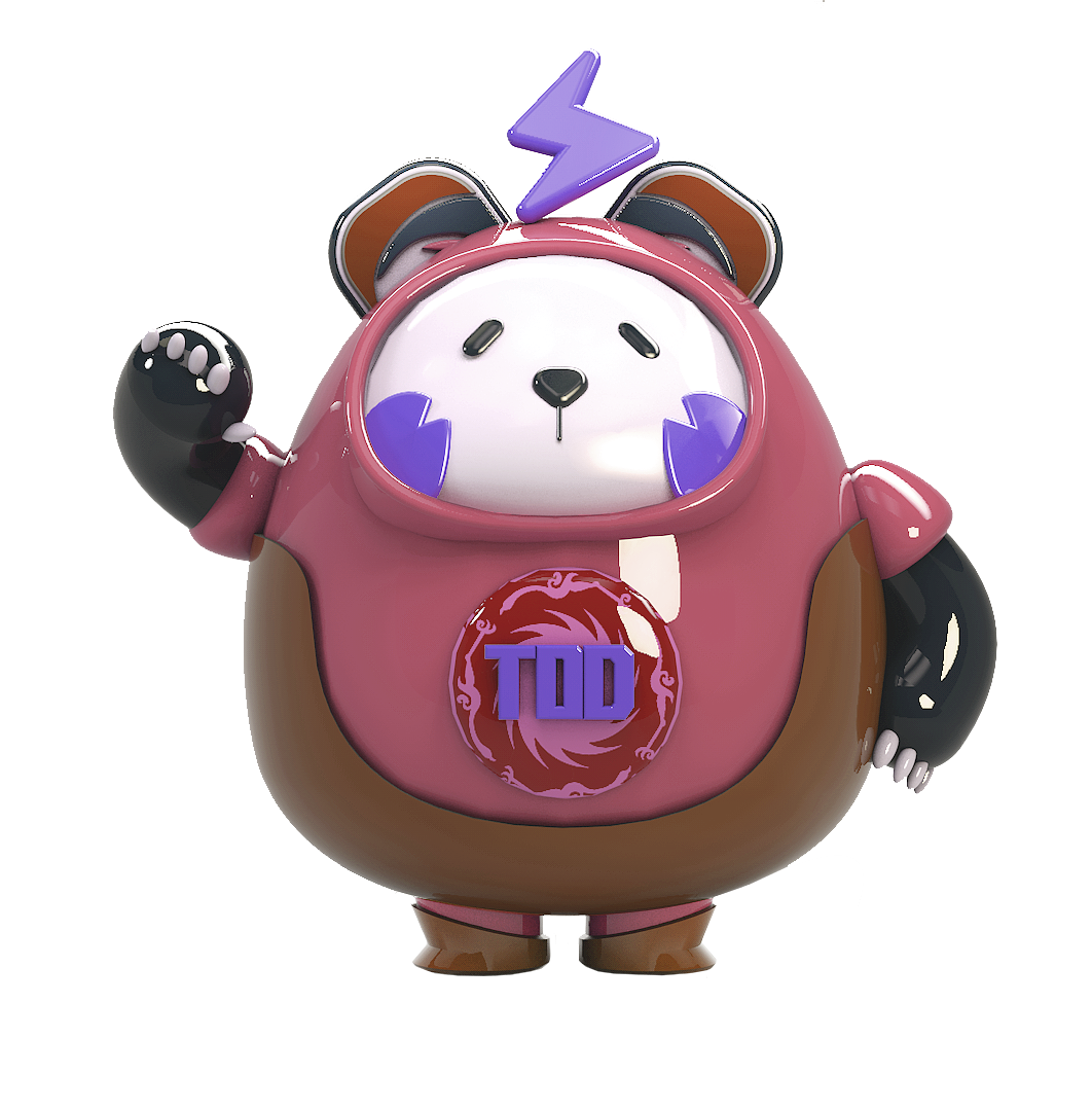 C4D建模 成都TOD的熊猫IP形象设计|Graphic Design|IP Figures|熊果Art - Original作品 - 站酷 (ZCOOL)