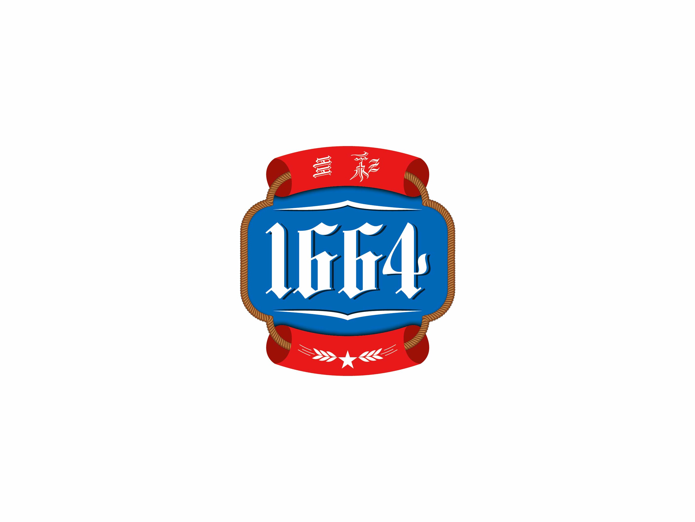 多彩1664logo设计_知设猩品牌张元川-站酷ZCOOL