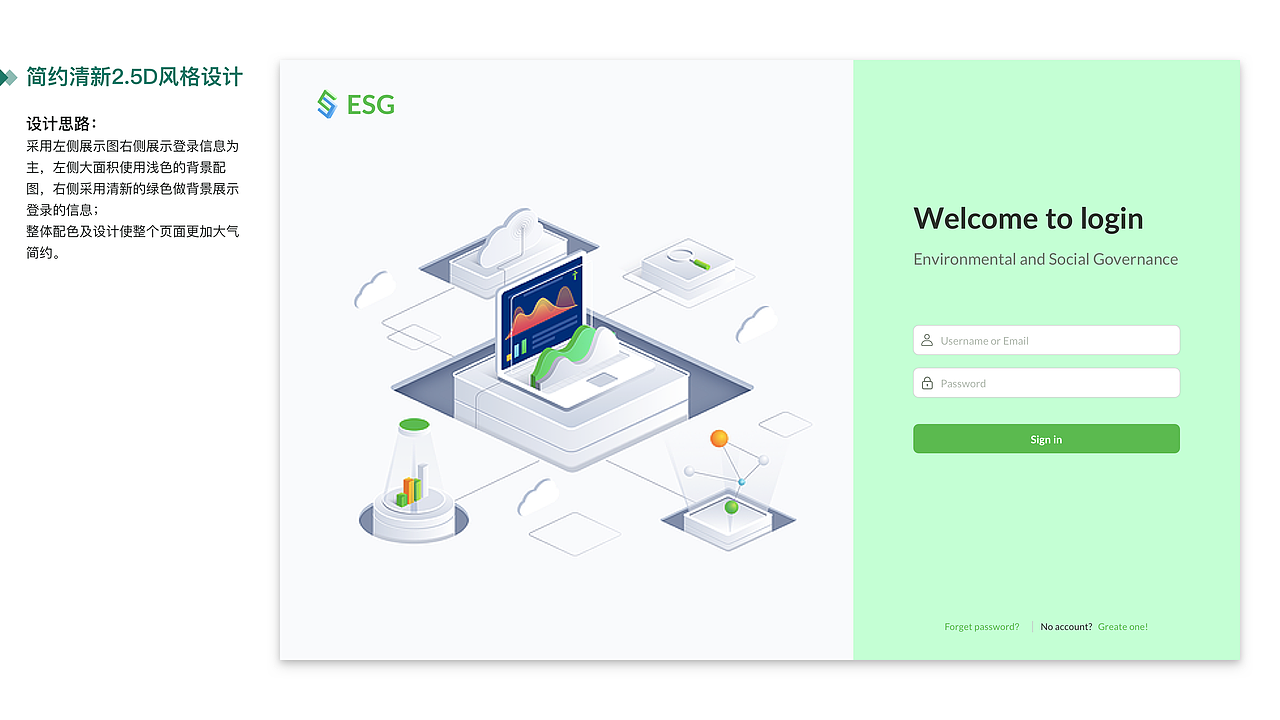 ESG（Environmental Social Governance）设计方案_向日葵般灿烂-站酷ZCOOL