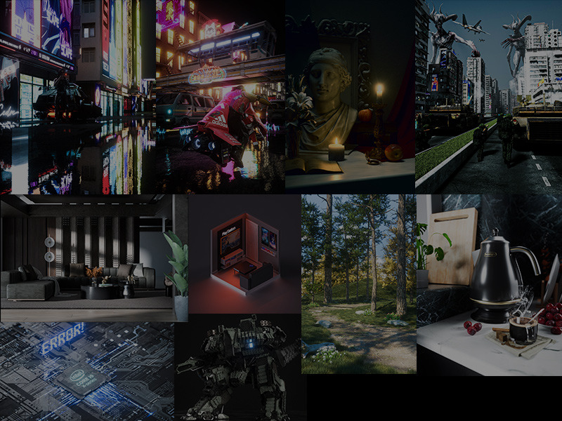 近期C4D+OCTANE渲染作品_会飞的小马-站酷ZCOOL