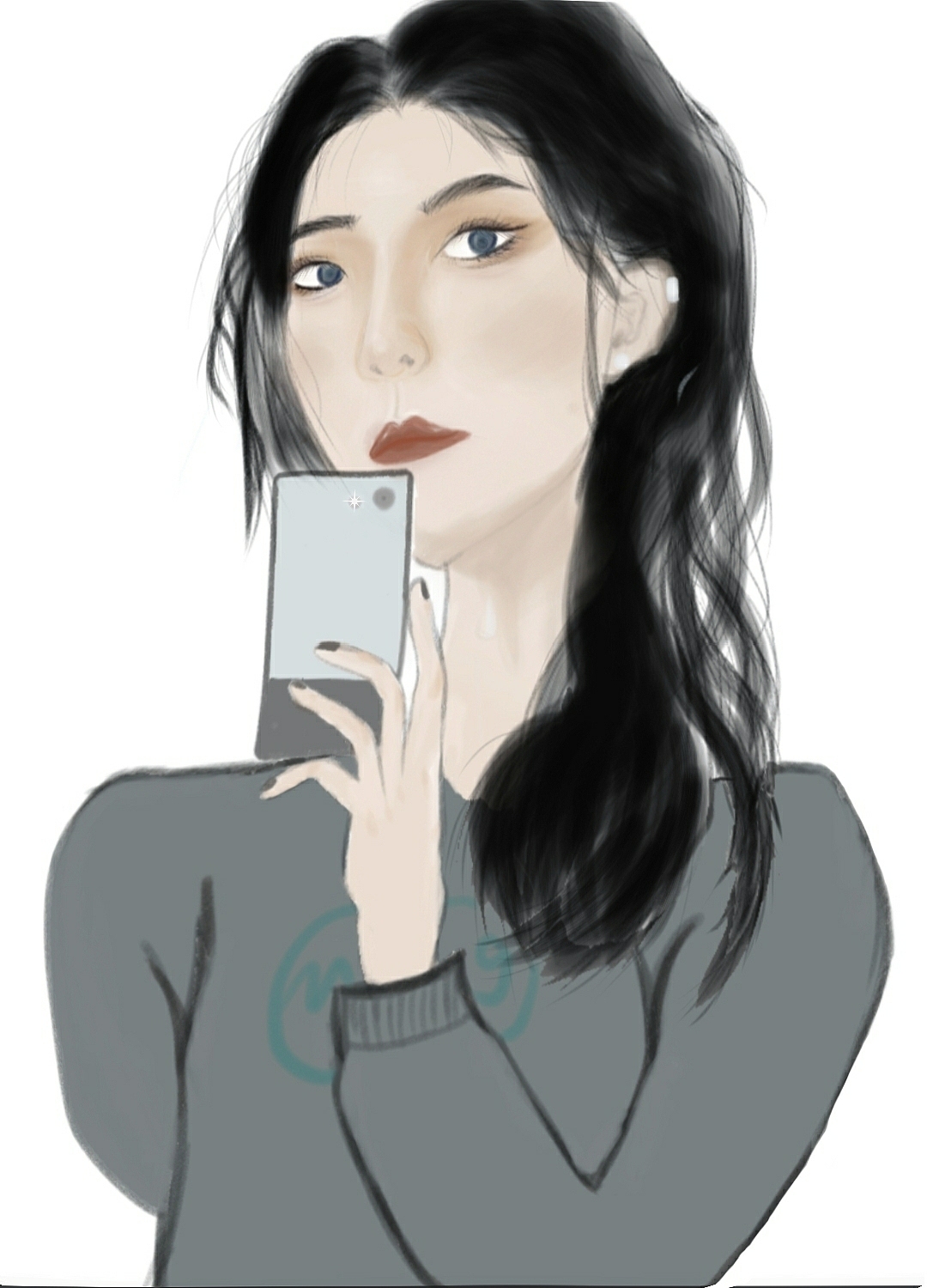 自画像_普若zi-站酷ZCOOL