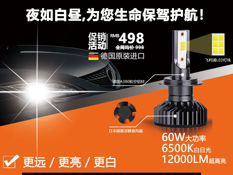 LED车灯海报_Eason_Liang-站酷ZCOOL