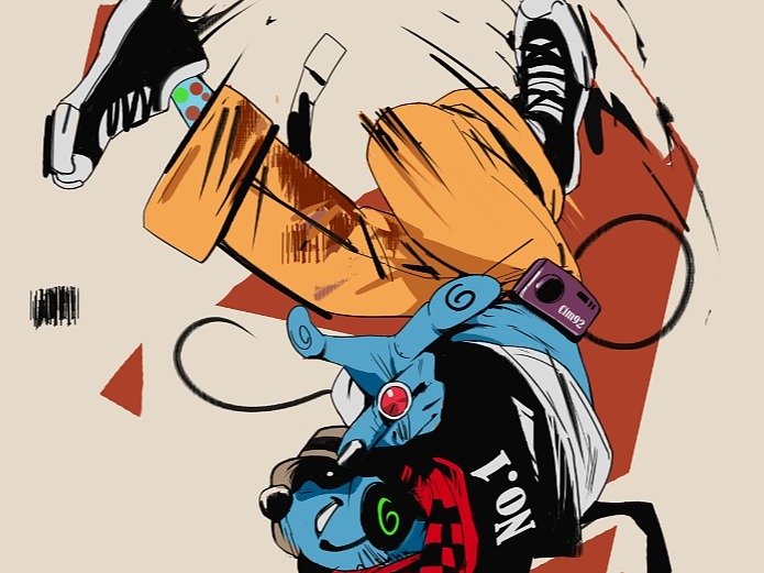 B-boy Mouse_Cim92-站酷ZCOOL