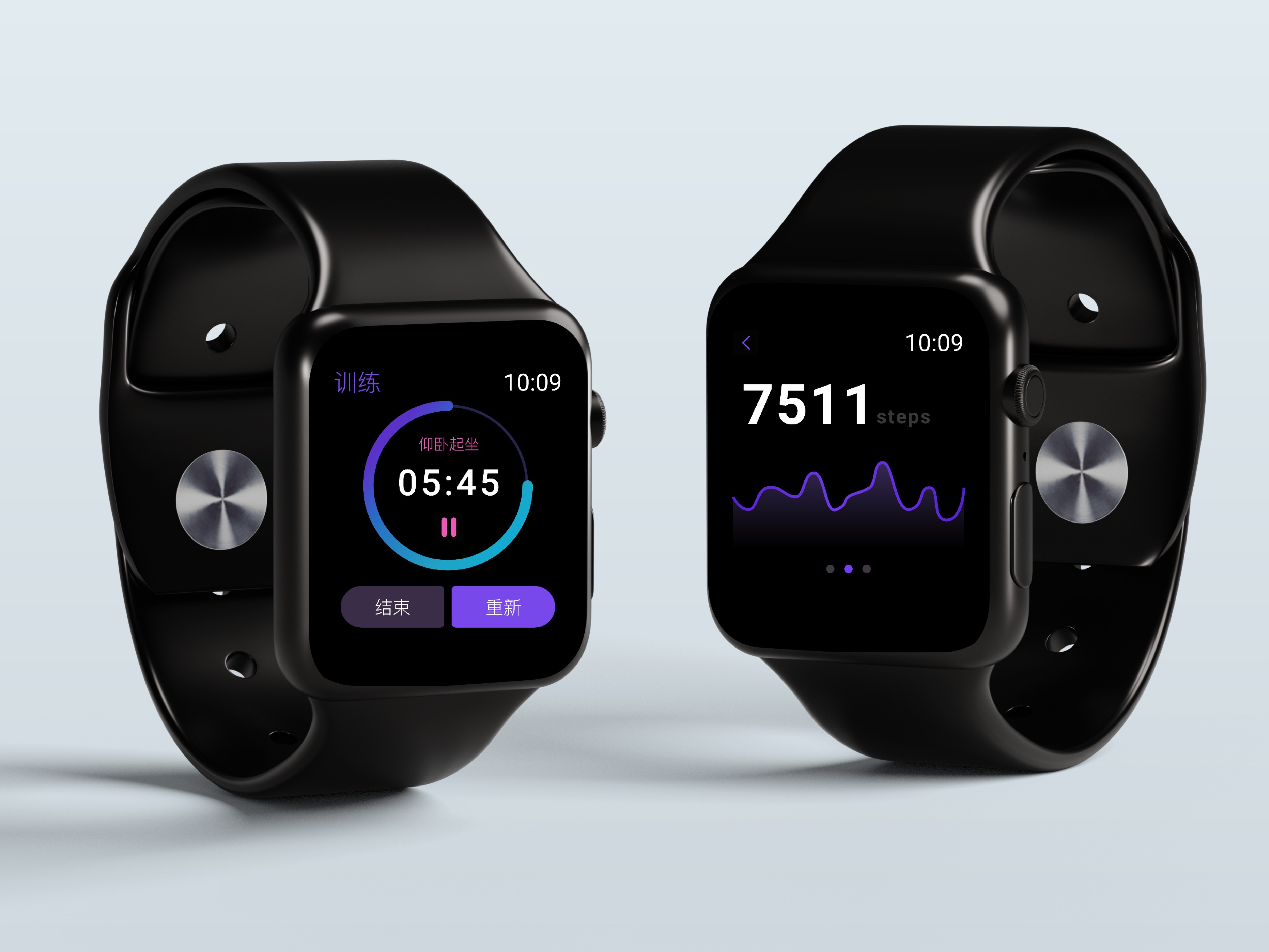 iWatch UI界面设计_不想做虾米-站酷ZCOOL