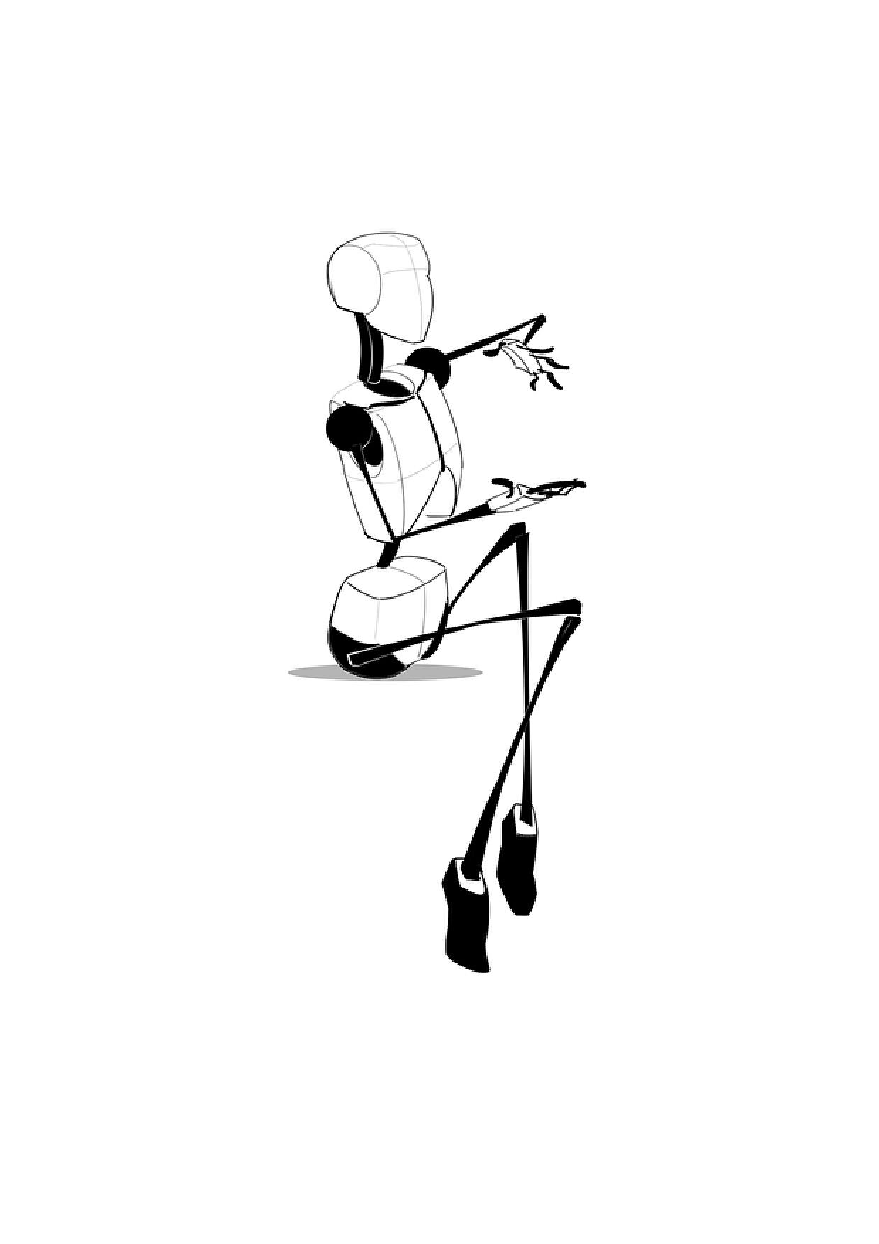 火柴人动态 人体动态速写大木画画 站酷zcool 
