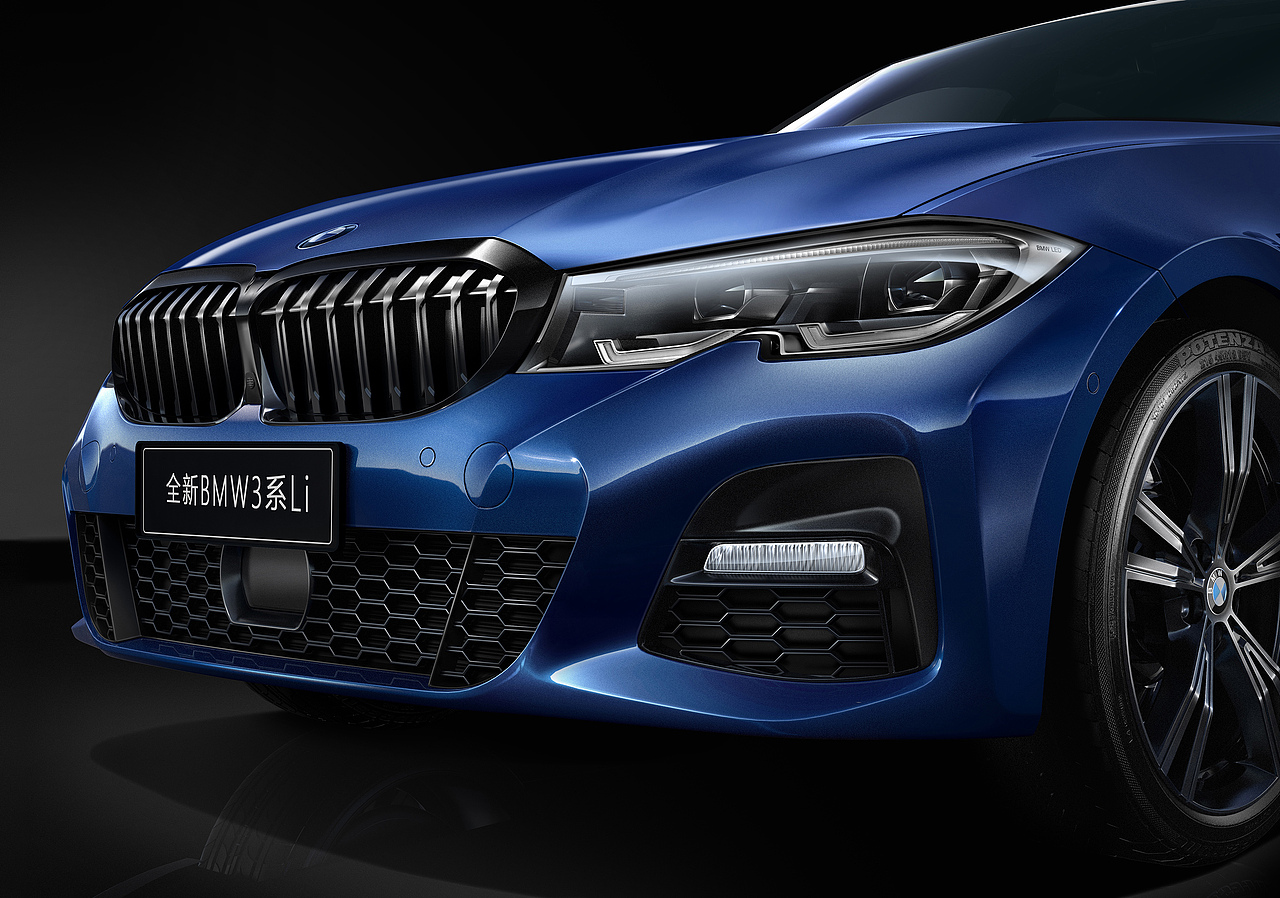 BMW · KS渲染 · Photoshop后期处理！_云端利器-站酷ZCOOL