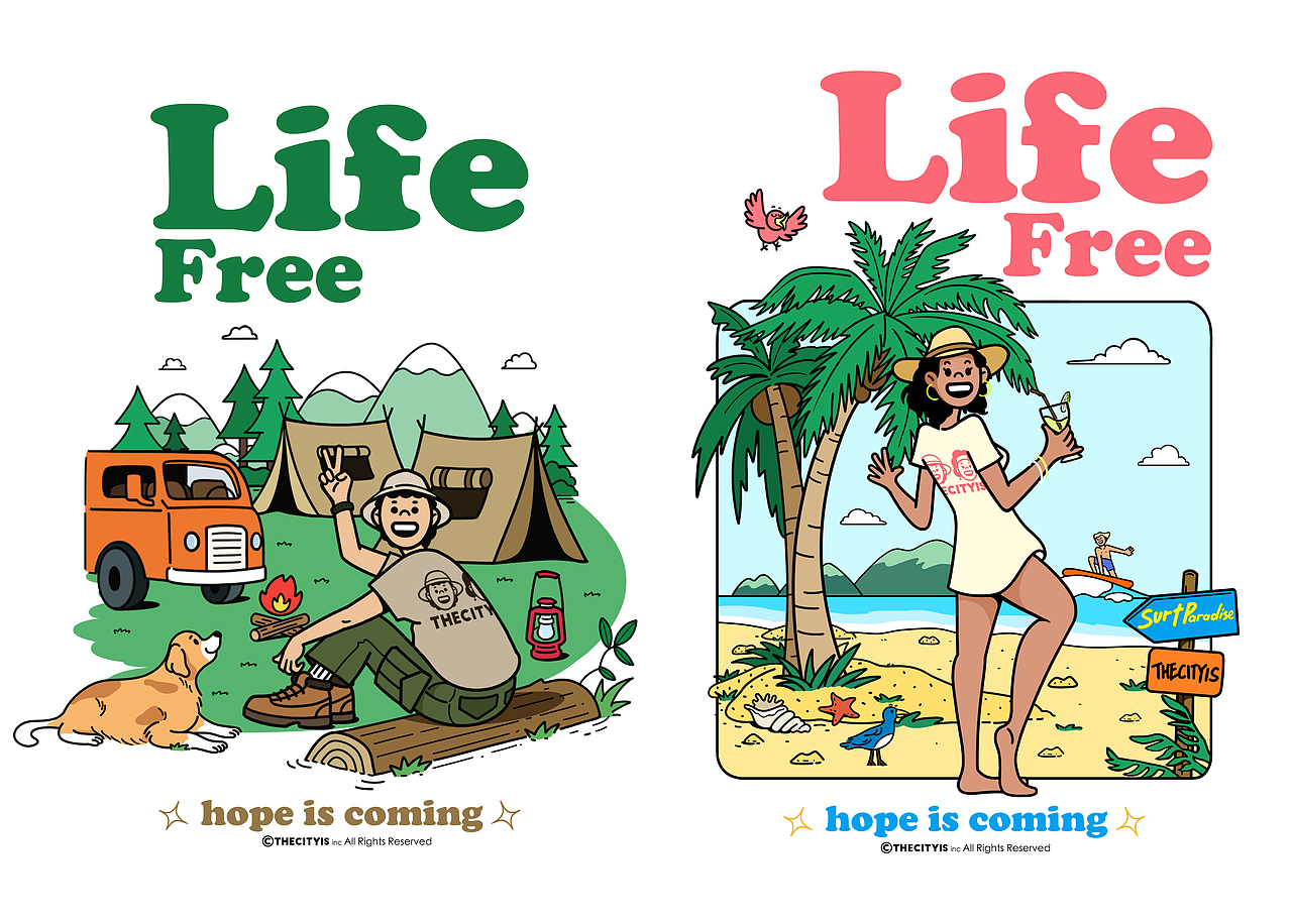 走出去，Let's Go Outside！_佐拉Zola-站酷ZCOOL