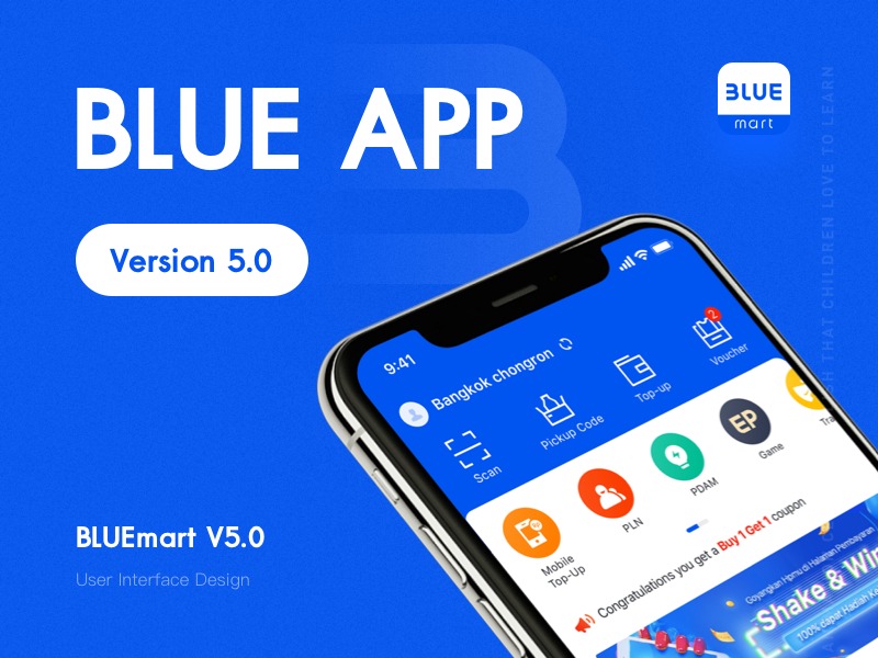 【UI&UX】BLUE APP V5.0改版_狸仙人-站酷ZCOOL