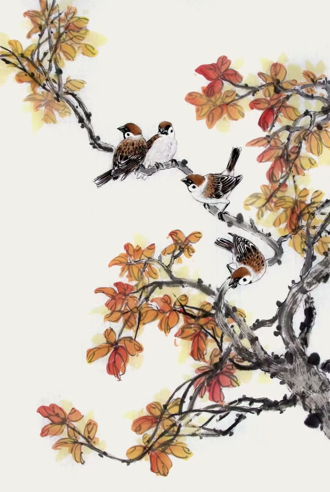 吴雨旺花鸟_书画经纪人萌萌-站酷ZCOOL