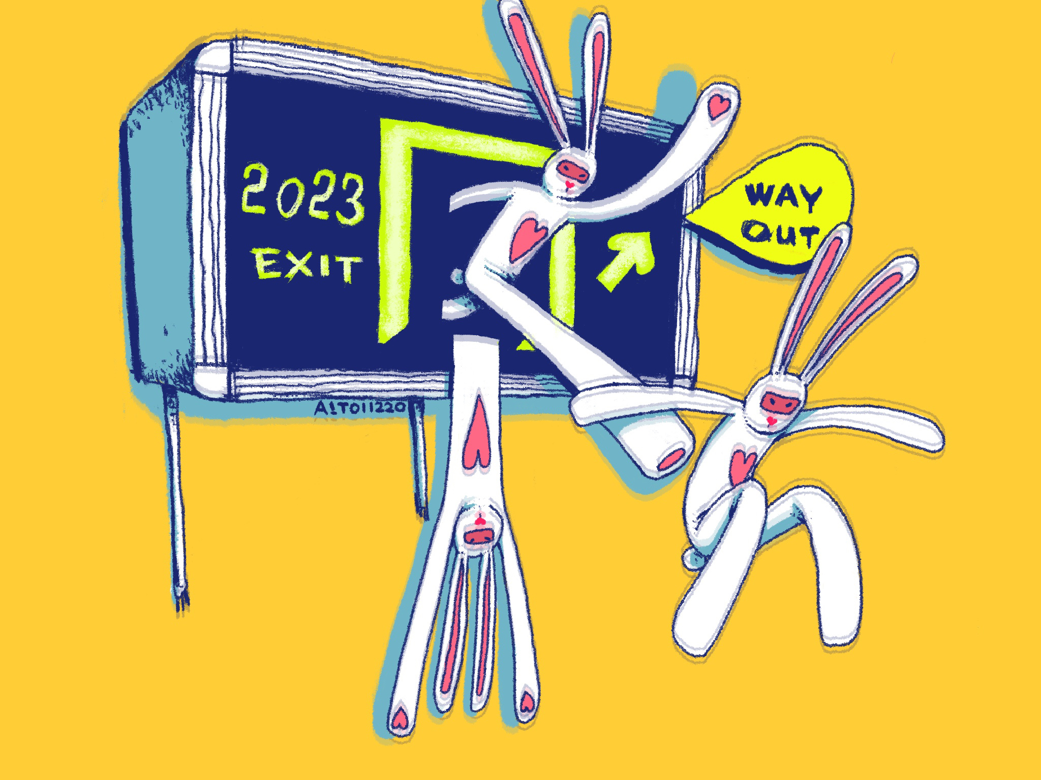 2023 rabbit YELLOW_ALT阿雷特-站酷ZCOOL