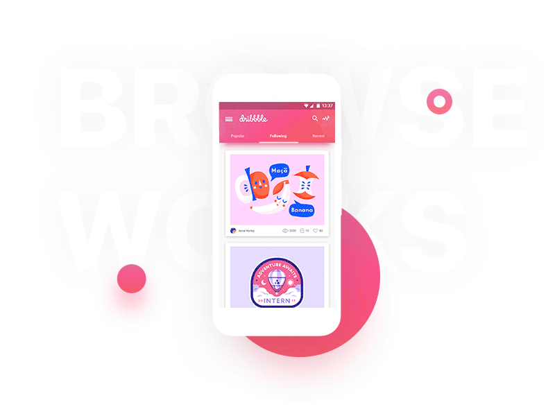 Dribbble Material Design_zanwei_guo-站酷ZCOOL