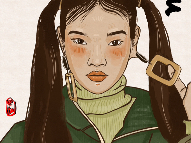 插画头像_秃秃Tu-站酷ZCOOL