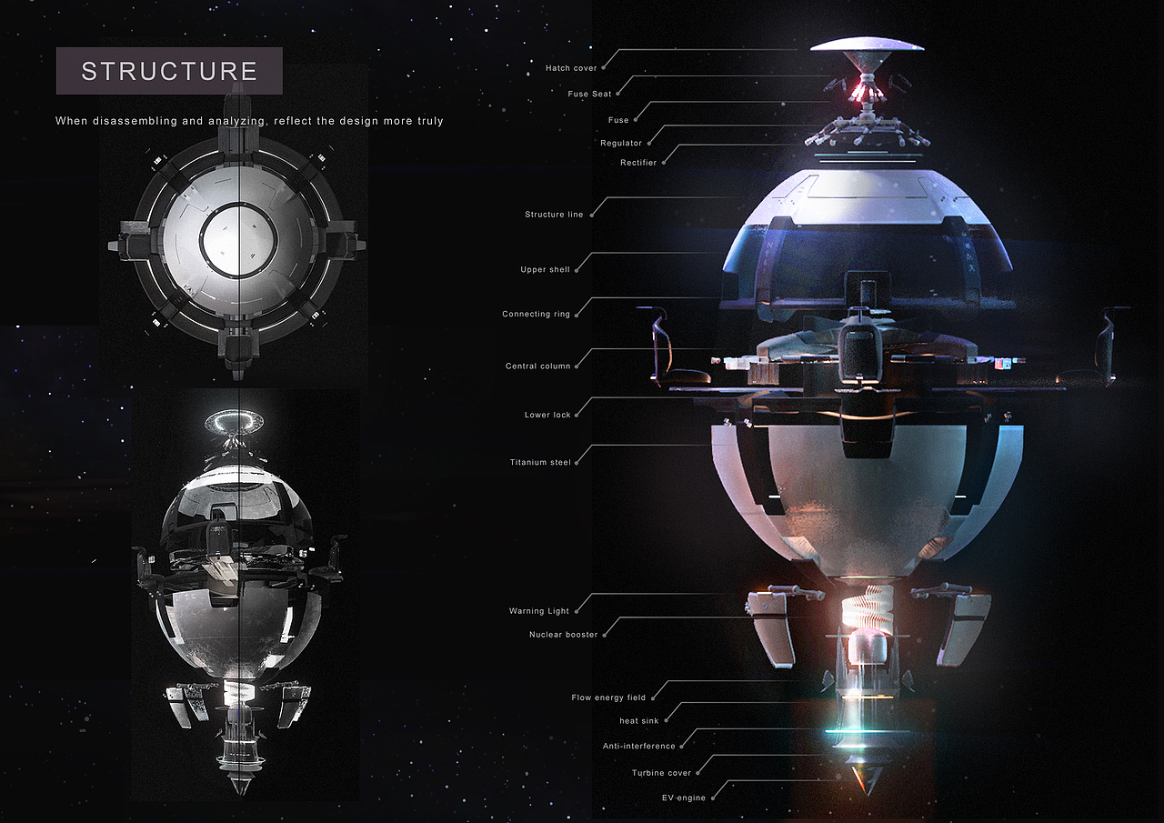 超时空跳跃飞船HYPERSPACE JUMPING SPACESHIP_Nebula9-站酷ZCOOL