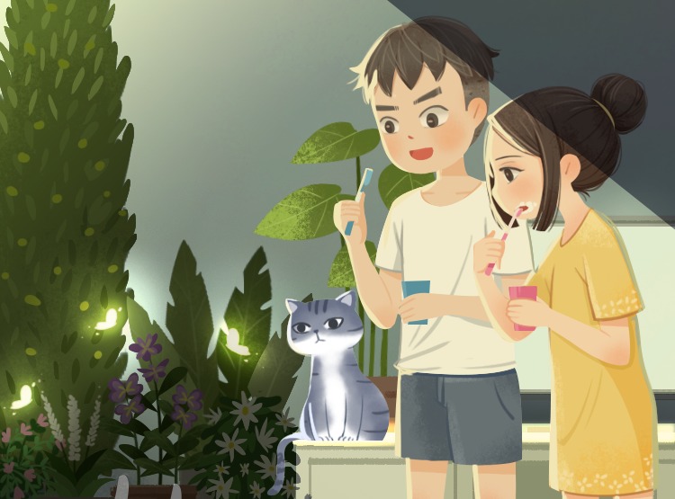 普通的早晨_GUGU菇-站酷ZCOOL