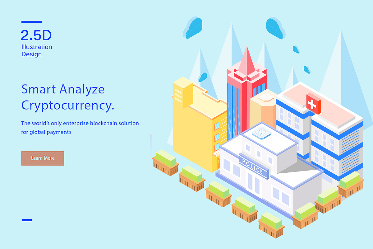 2.5D插画 banner_Ms_楚楚-站酷ZCOOL