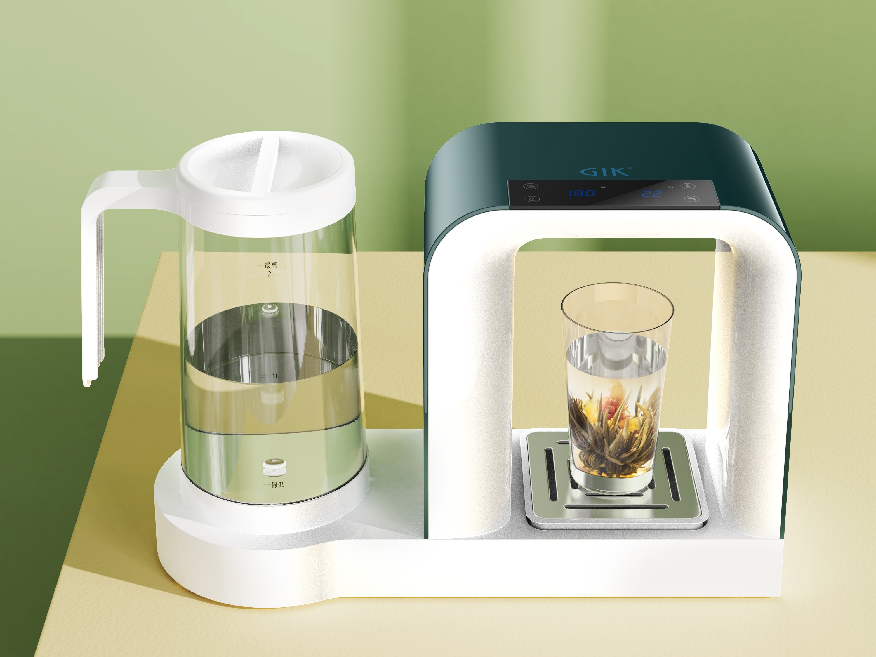 GIK 即热式饮水机 茶吧机_森木当代艺术设计-站酷ZCOOL