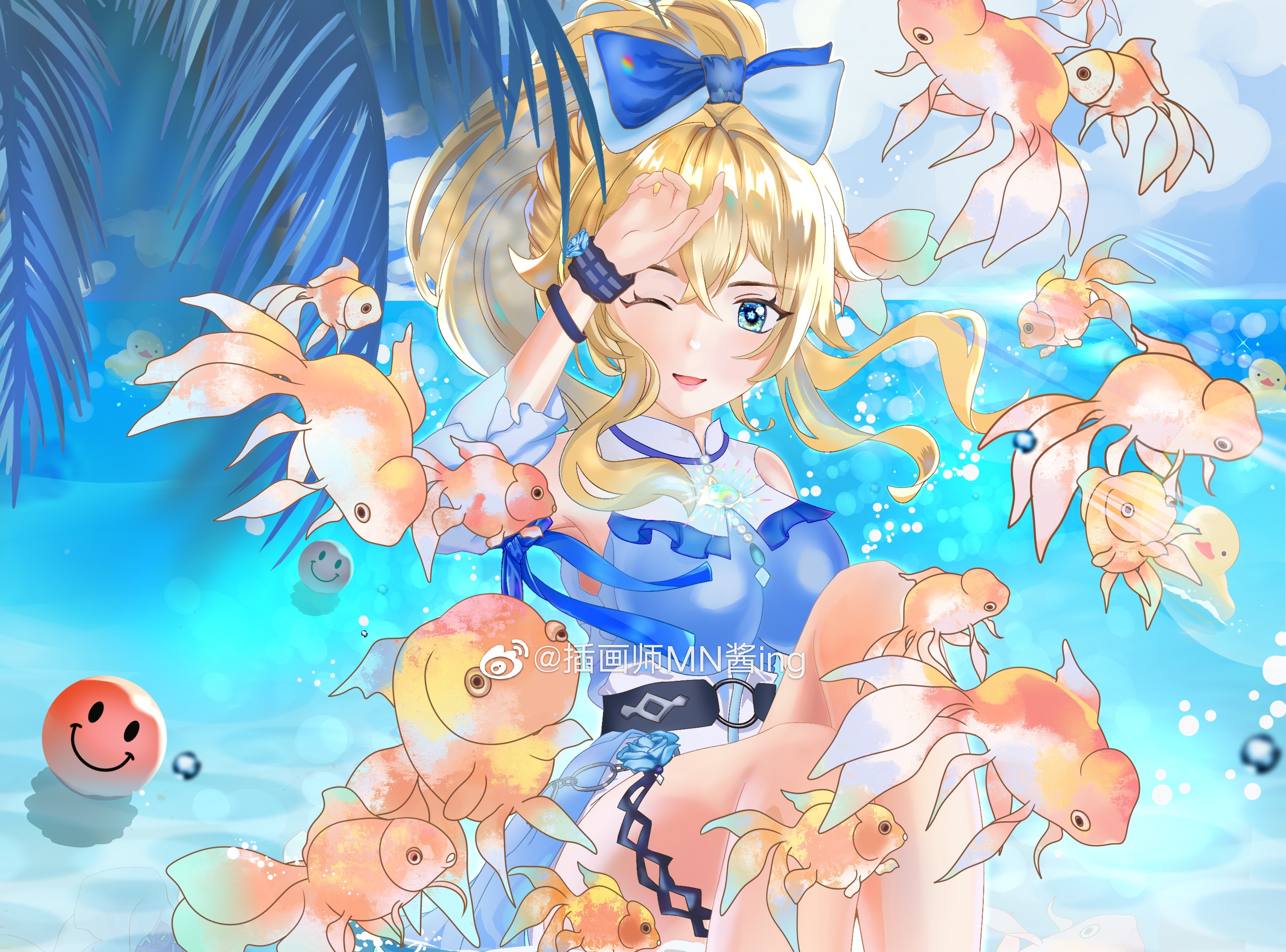 海边少女_MN酱ing-站酷ZCOOL