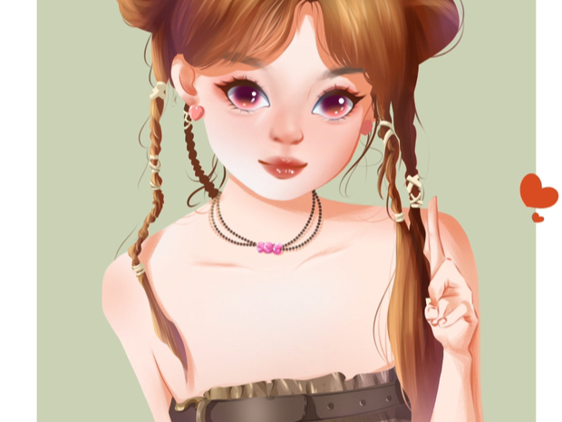 女孩_小鹿ING-站酷ZCOOL