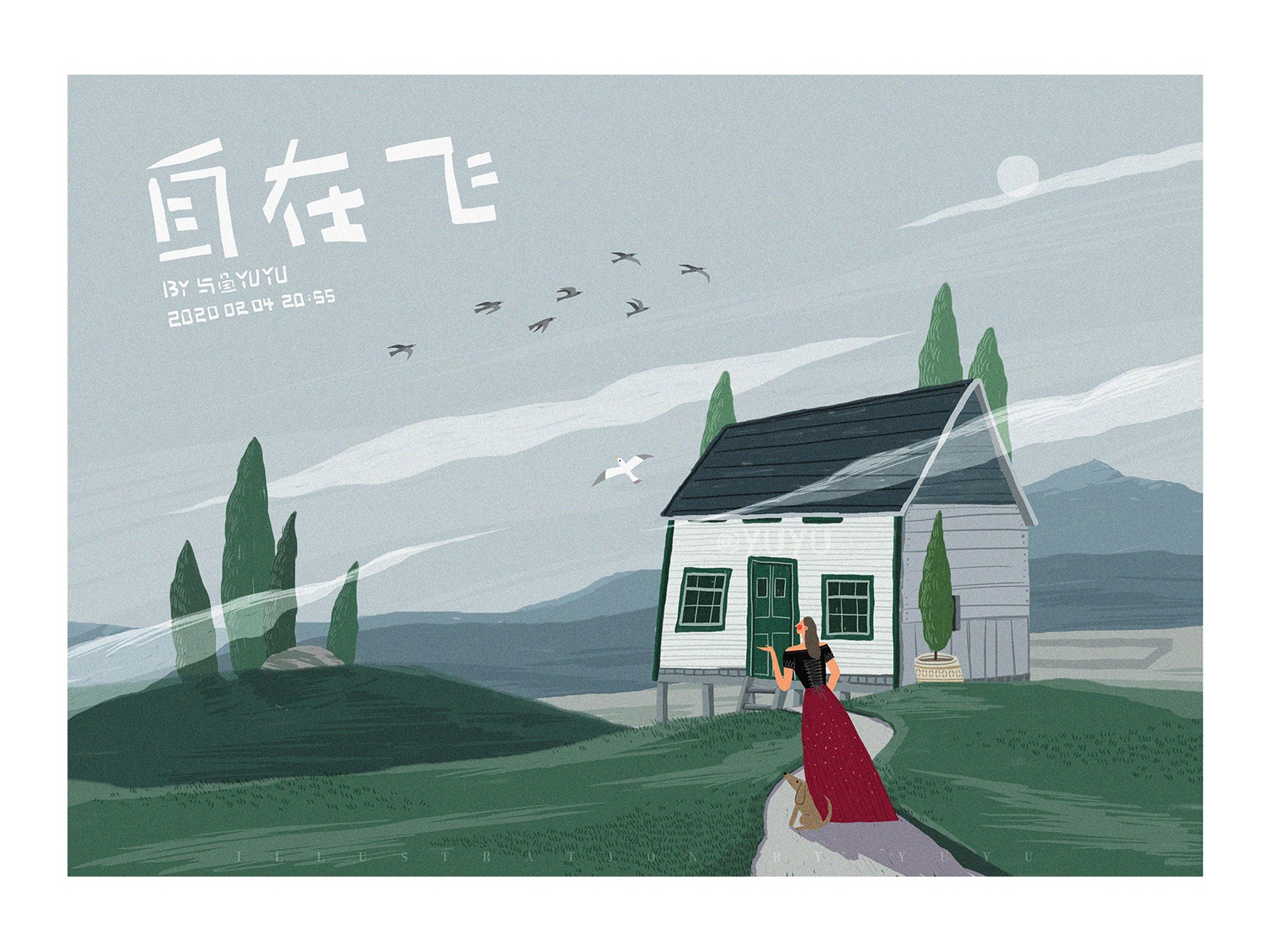 2月涂鸦习作-私图_与鱼Yuyu-站酷ZCOOL