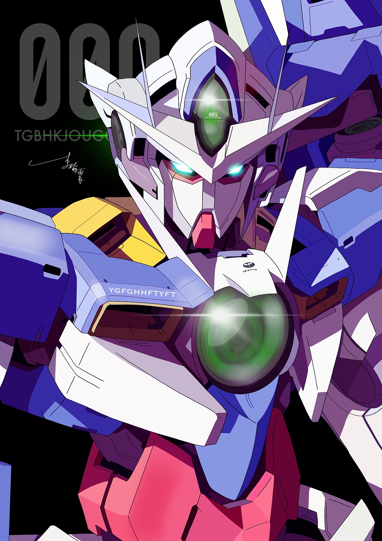 高达00Q_鲤鱼的鳍-站酷ZCOOL