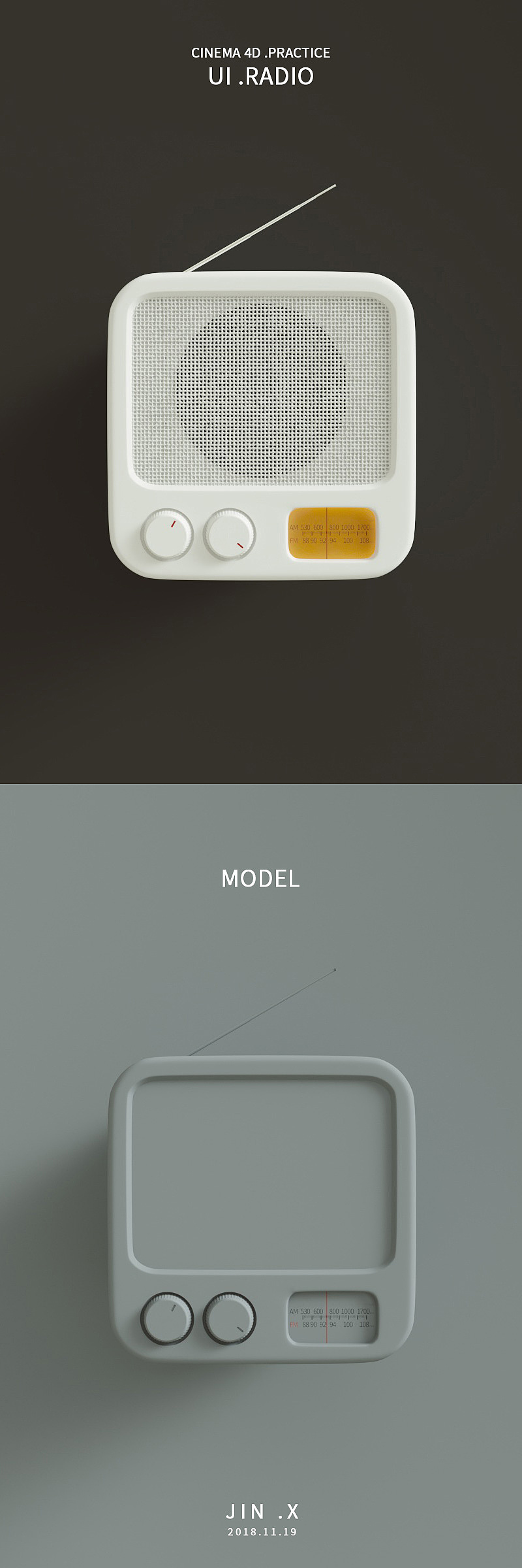 C4D UI练习_lijinoo-站酷ZCOOL